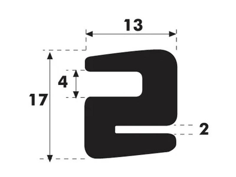 Glazing Rubber - S Type