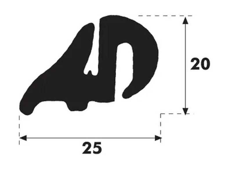Glazing Rubber - S Type