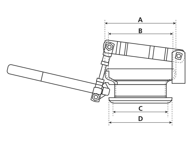 Quick Release Coupling with Flange - Female 6'' (159mm) x (150mm ...