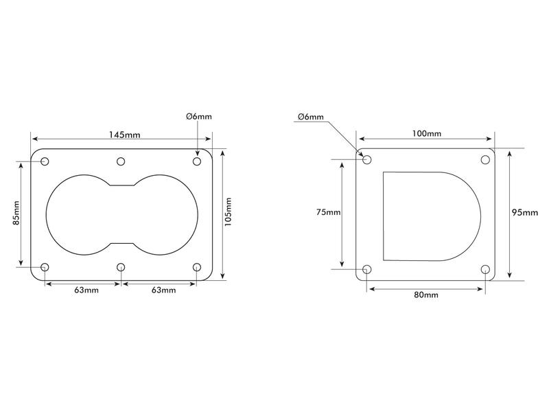 Tie Down Ring - Floor Mounted (Single) 100 x 95mm