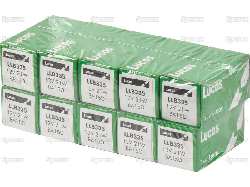 Light Bulb (Filament) P21W, 12V, 21W, BA15d (Box 1 pc.)