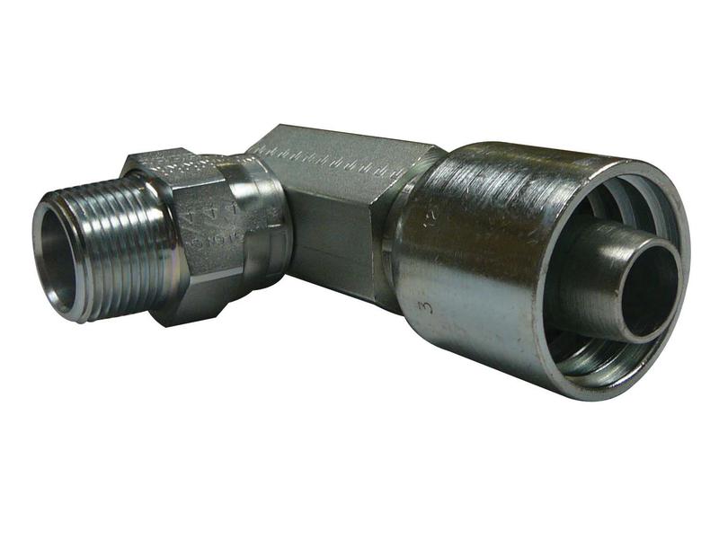FITTING, MALE, NPTF 90, SWIVEL