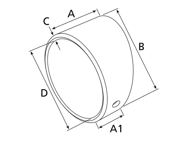 Tapered Small End Bush - ID: 38.12mm