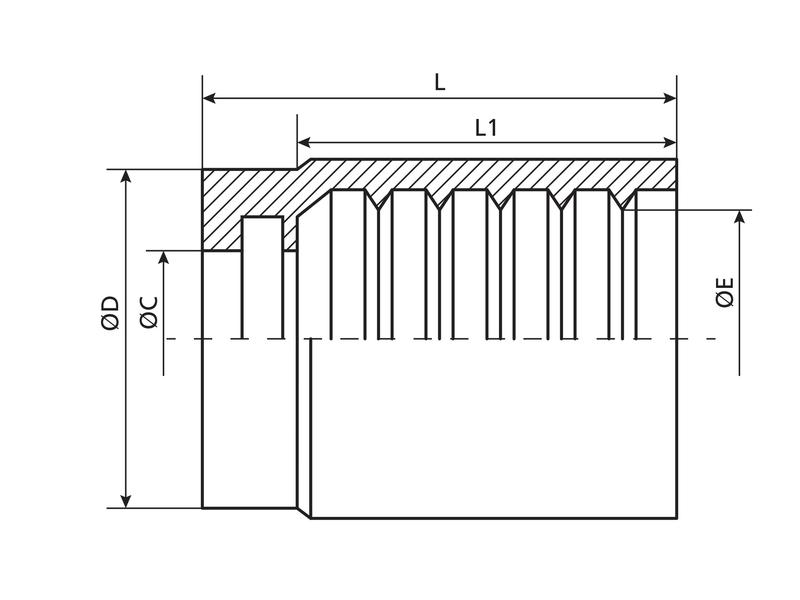 Dicsa 2SN/2SC 2 Wire Ferrule 3/8''