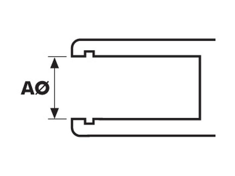 Internal Circlip, 90mm (DIN or Standard No. DIN 472)