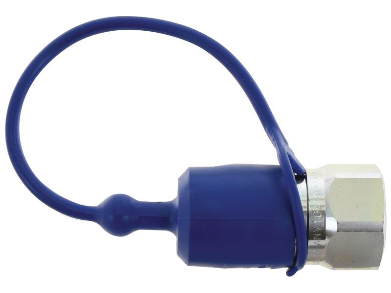 Faster Dust Cap Blue PVC Fits 1/2'' Male Coupling TF12