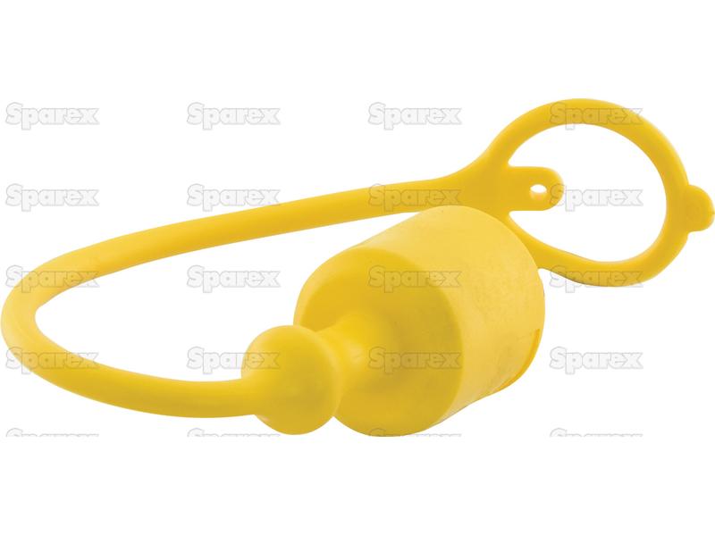 Faster Dust Cap Yellow PVC Fits 1/2'' Male Coupling TF12G