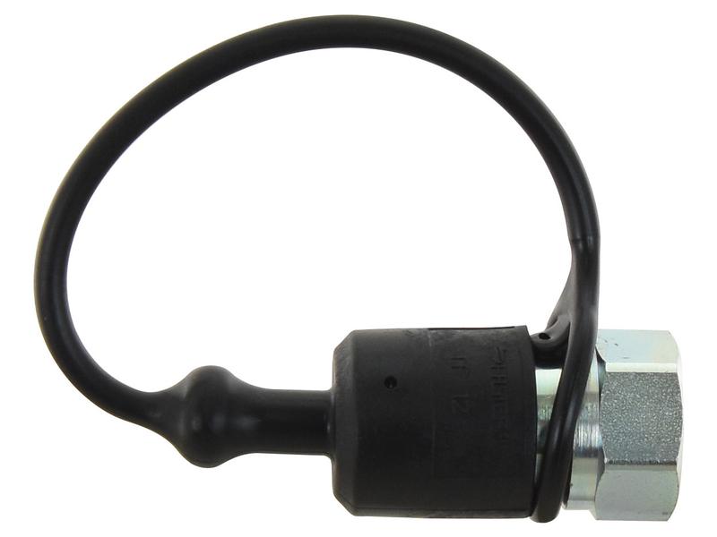 Faster Dust Cap Black PVC Fits 1/2'' Male Coupling - TF Series TF12N