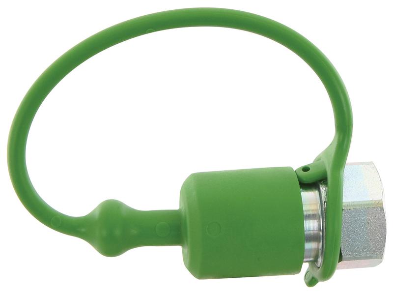 Faster Dust Cap Green PVC Fits 1/2'' Male Coupling TF12V