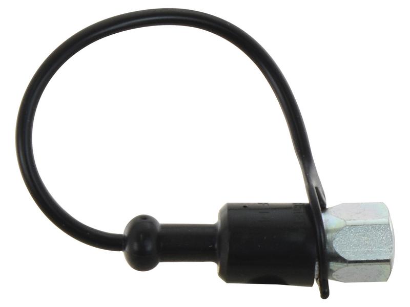 Faster Dust Cap Black PVC Fits 1/4'' Male Coupling - TF Series TF14N