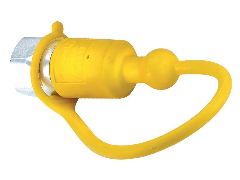 Faster Dust Cap Yellow PVC Fits 3/4'' Male Coupling - TFA Series TFA34