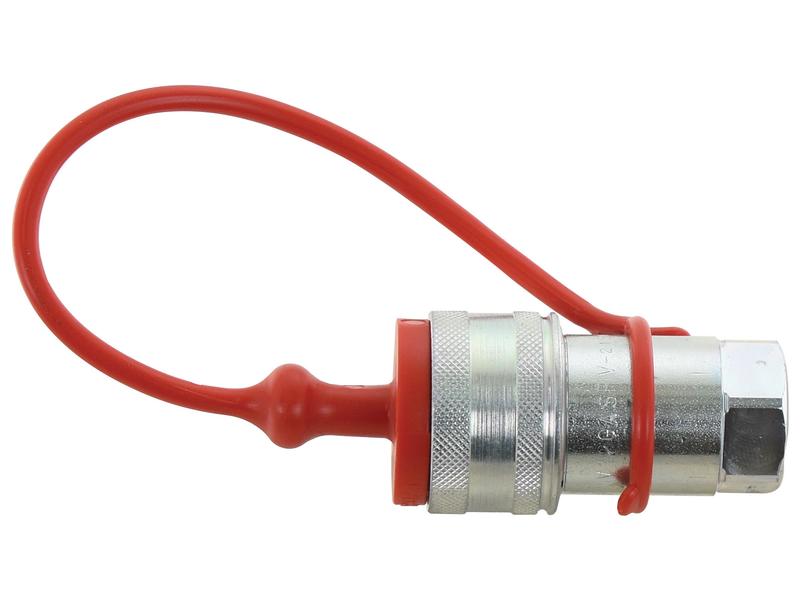 Faster Dust Cap Red PVC Fits 1/2'' Female Coupling TM12LR