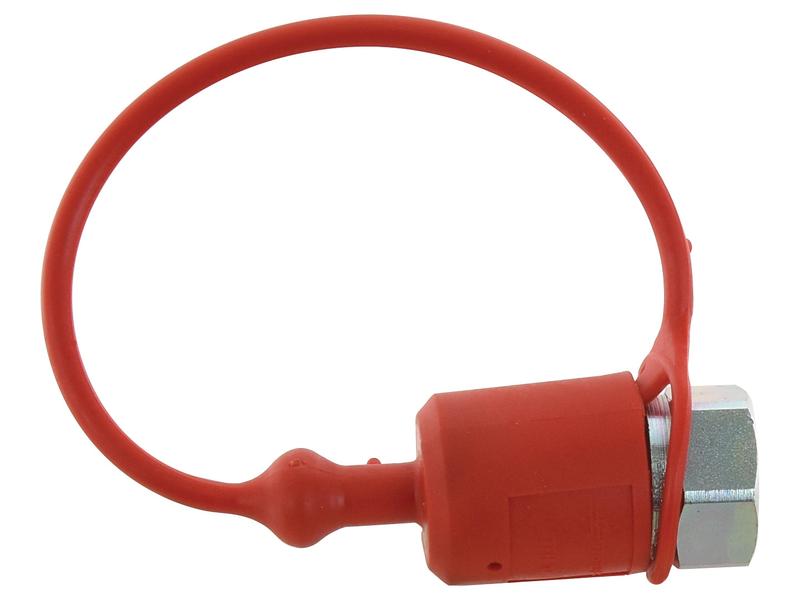 Faster Dust Cap Red PVC Fits 3/8'' Male Coupling - TFH Series TFH 38