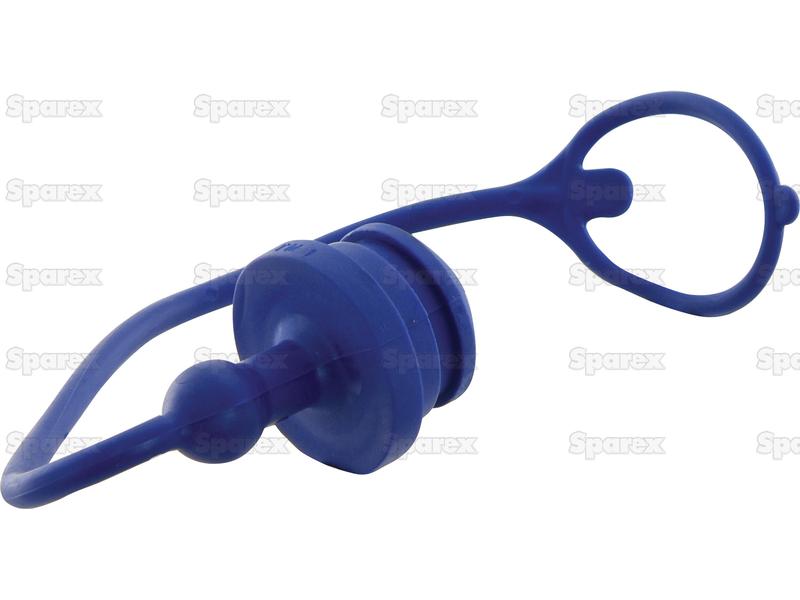 Faster Dust Plug Blue PVC Fits 1/4'' Female Coupling - TM Series TM14
