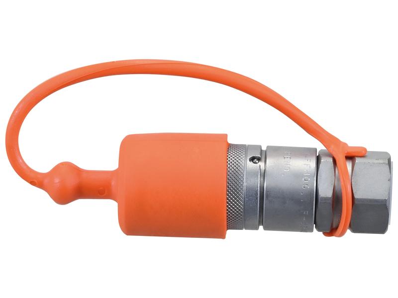 Faster Dust Cap Orange PVC Fits 3/8'' Female Coupling - FFH Series TMF38