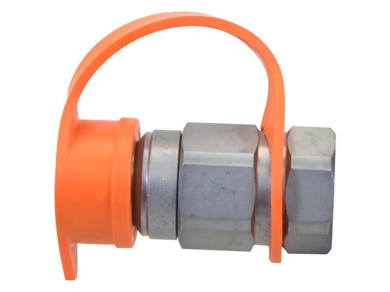 Faster Dust Cap Orange PVC Fits 1/2'' Male Flat Face Coupling TF 2FI12