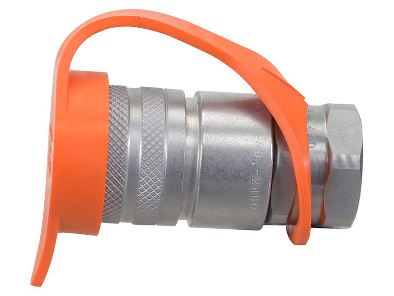 Faster Dust Cap Orange PVC Fits 1/2'' Female Flat Face Coupling TM 2FI12
