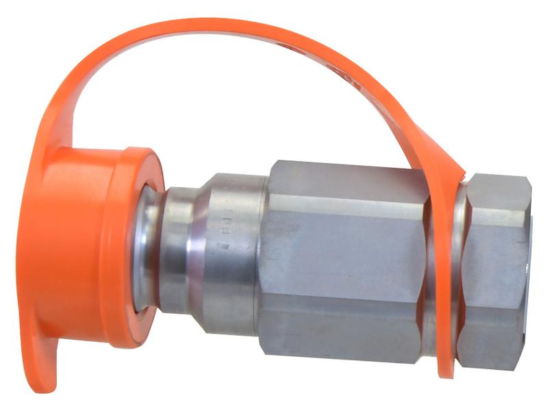 Faster Dust Cap Orange PVC Fits 3/4'' Male Flat Face Coupling TF 2FI34