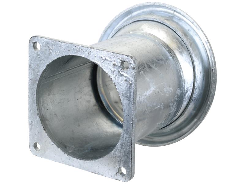 Coupling with Square Flange - Male 6'' (150mm) x (150mm) (Galvanised)