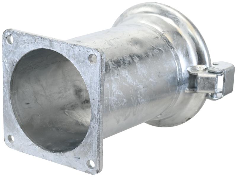 Coupling with Square Flange - Female 6'' (150mm) x (150mm) (Galvanised)