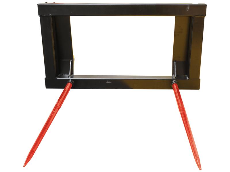 Euro-Mount Bale Frame W/ Twin Spears - 2 x M22 x 43'' Tines (SHW Brand)