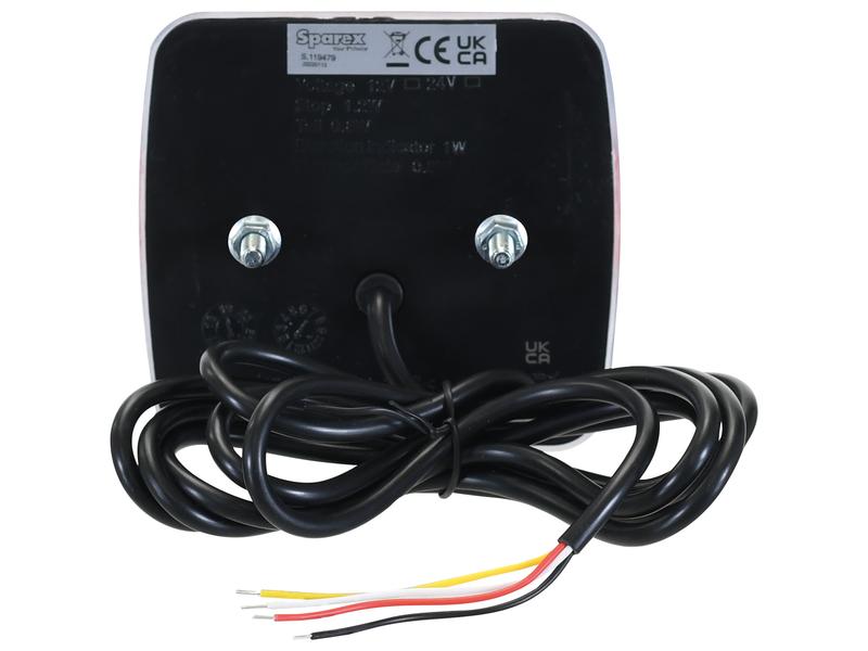 LED Rear Combination Light, Function: 4, Brake / Tail / Indicator ...