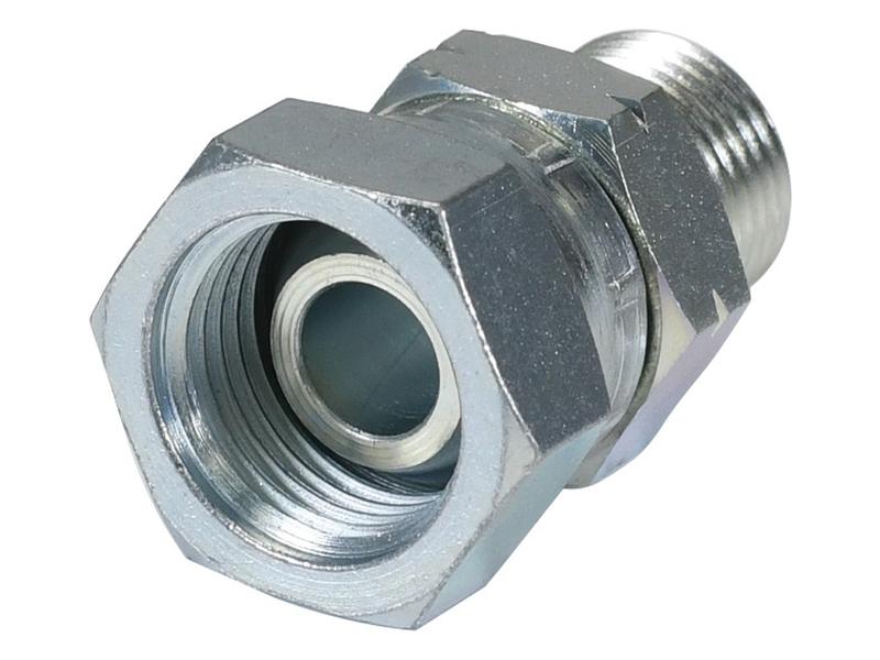 Hydraulic Adaptor M18x1.50 Metric Male x 1/2'' BSP Swivel Female