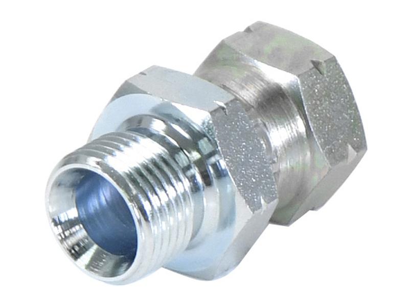 Hydraulic Adaptor M18 x 1.50 Metric Male x M16 x 1.50 Metric Swivel Female