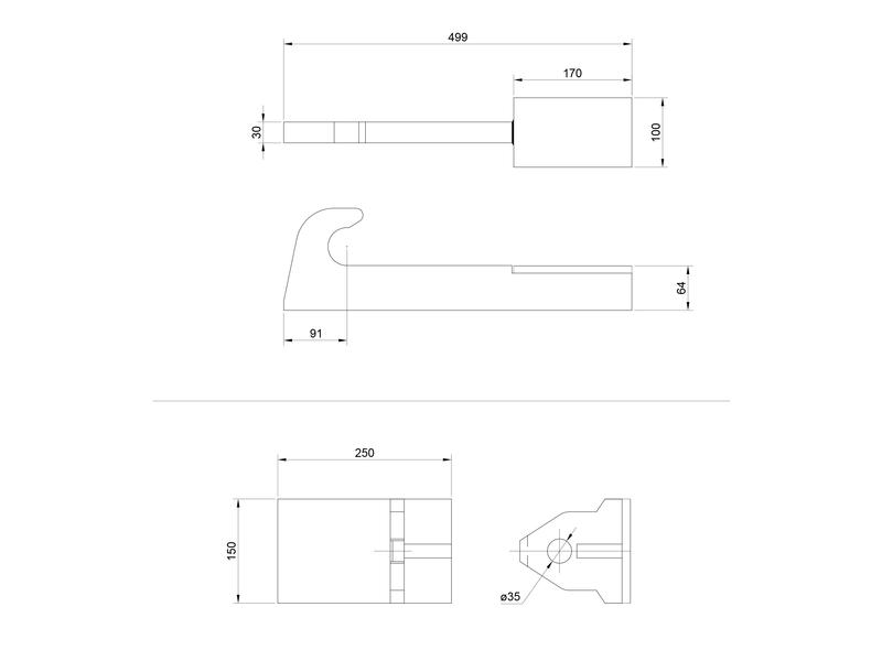 Loader Bracket (Pair), Replacement for: Merlo