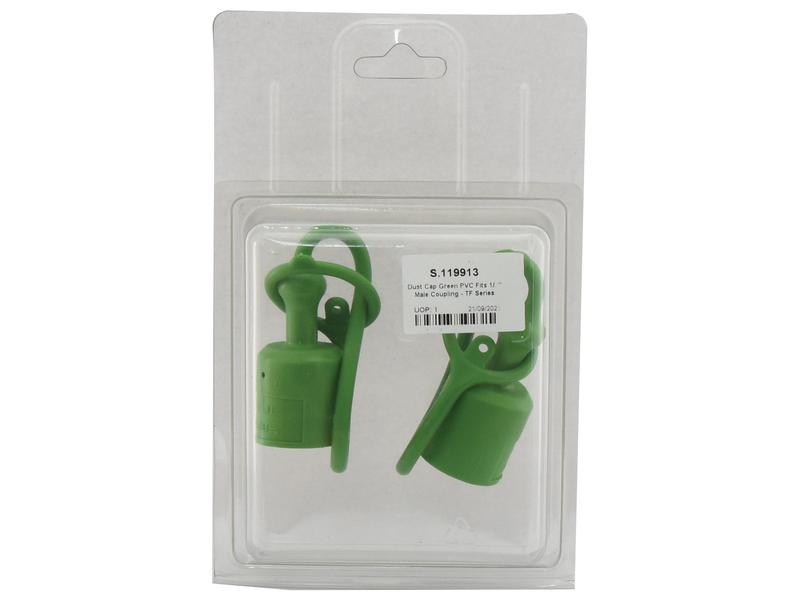 Agripak 2 pcs. Faster Dust Cap 1/2'' Green