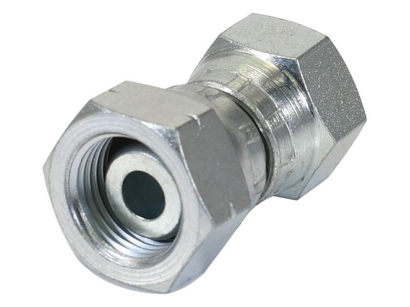 Hydraulic Adaptor 3/8'' BSP Swivel Female x M18x1.50 Metric Swivel Female