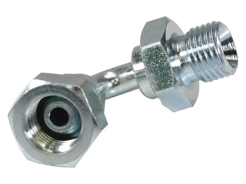 Hydraulic Adaptor 1/4'' BSP Male x 1/4'' BSP Swivel Female 90° Swept Elbow