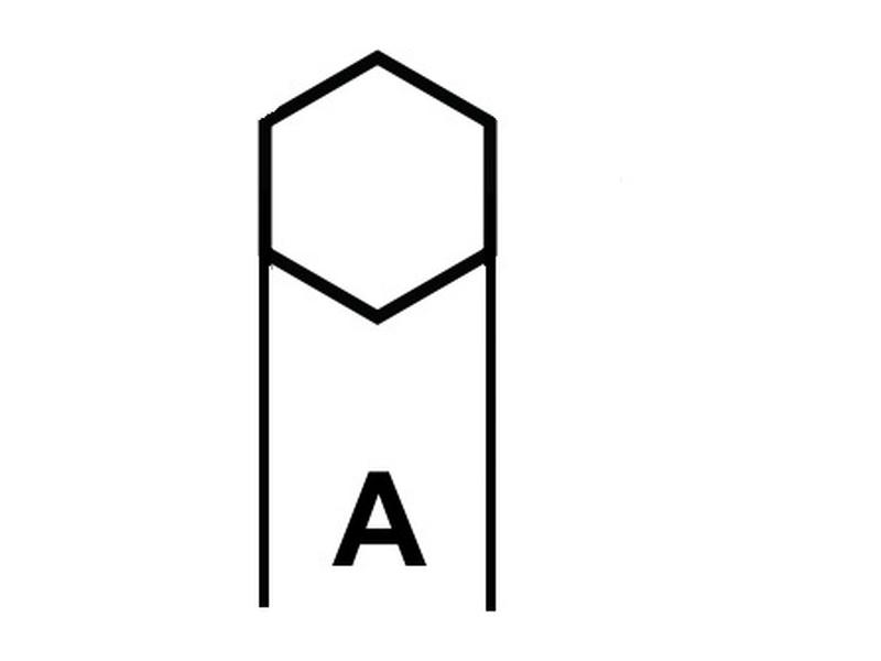 PTO Shaft - Hexagon Shaft, Shaft Ø, 1'' Length 6ft