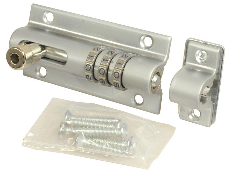 Squire Combi-Bolt 3 - Silver Finish (Security rating: 3)