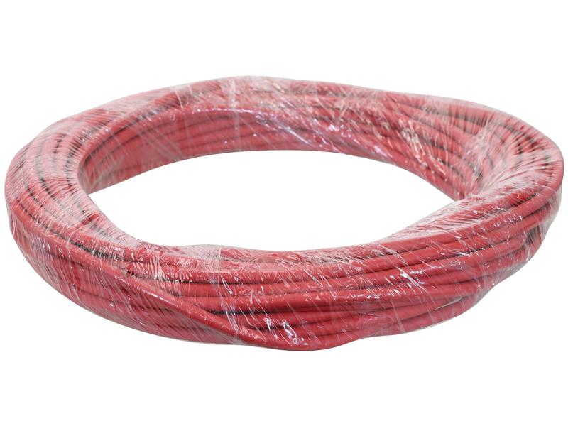 Electrical Cable - 1 Core, 16mm² Cable, Red (Length: 25M)