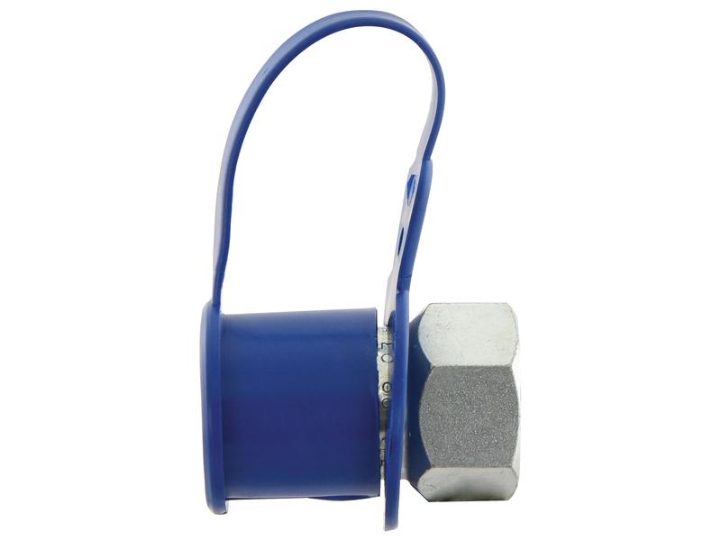 Sparex Dust Cap Blue PVC Fits 1/2'' Male Coupling