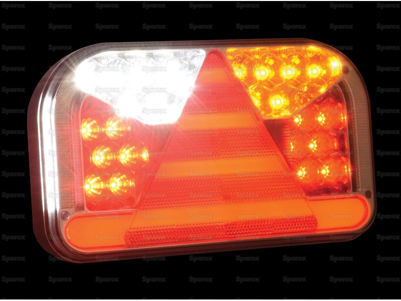 LED Rear Combination Light, Function: 7, Brake / Tail / Indicator / Fog ...