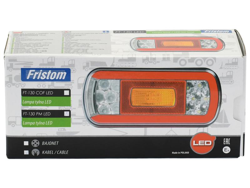 LED Rear Combination Light, Function: 6, Brake / Tail / Indicator / Fog ...