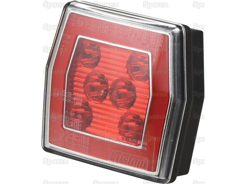 LED Rear Combination Light, Function: 2, Tail / Fog, RH & LH, 12-36V