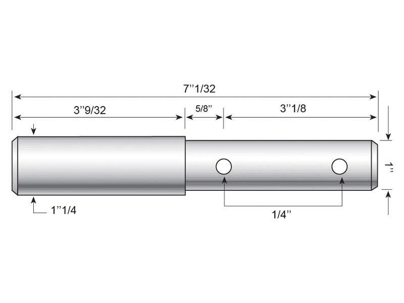 Top link pin - Dual category 25 - 32mm Cat.2/3 (Ø25/32mm)