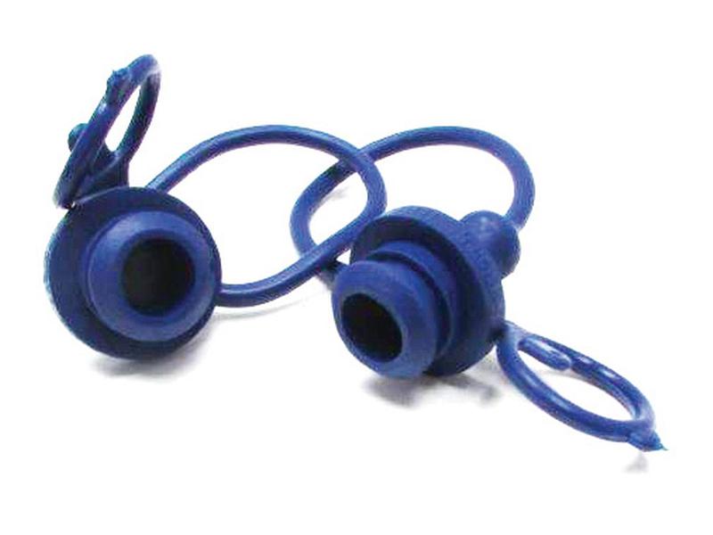 Faster Dust Cap Blue PVC Fits 3/8'' Female Coupling - TM Series TM38 ...