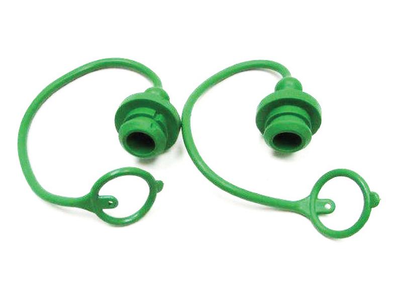 Faster Dust Cap Green PVC Fits 3/8'' Female Coupling - TM Series TM38V ...