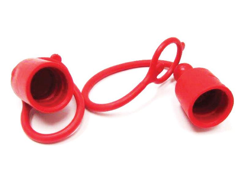 Faster Dust Cap Red PVC Fits 3/8'' Male Coupling - TF Series TF38R ...