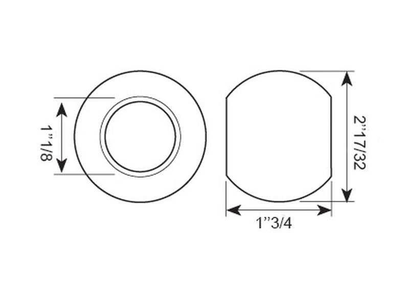 Heavy Duty Lower Link Ball (Cat. 3/3)
