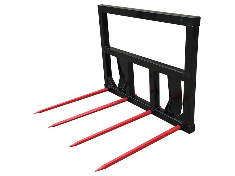 Heavy Duty Big Square Bale Frame - 4 x M28 x 1100mm SHW Brand Tines ...
