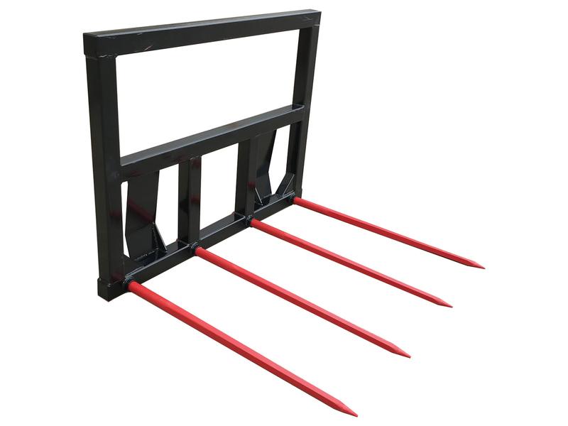 Heavy Duty Big Square Bale Frame - 4 x M28 x 1250mm SHW Brand Tines ...
