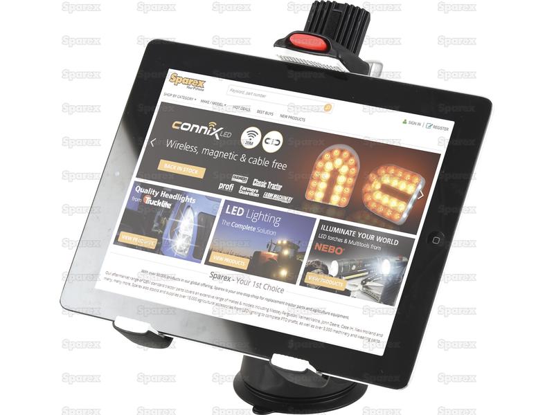 ROKK Mini Adjustable Tablet Clamp & Suction Mount
