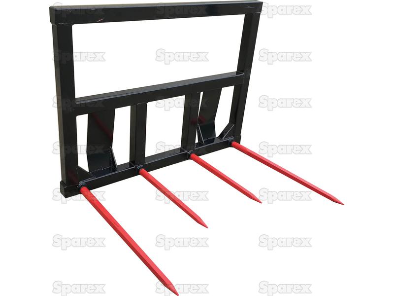 Heavy Duty Big Square Bale Frame - 2 x 1100mm & 2 x 810mm Tines (Conus 2)