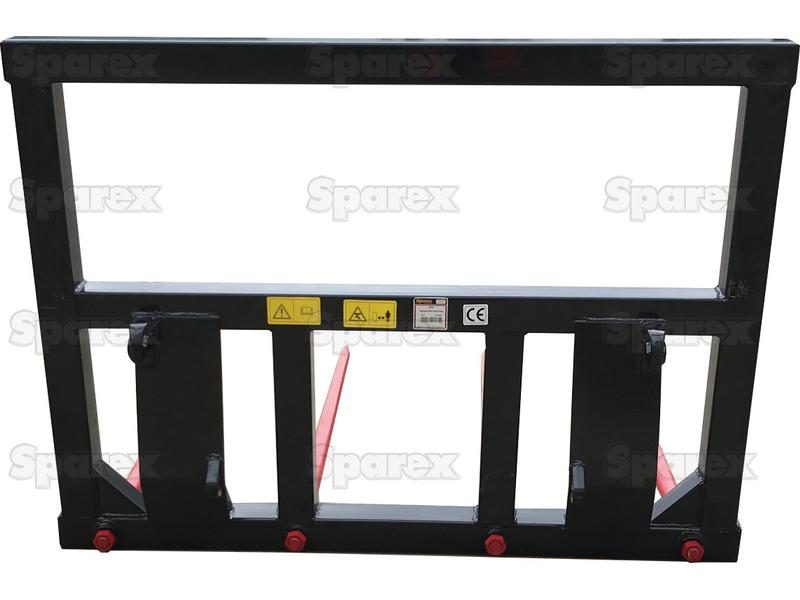 Heavy Duty Big Square Bale Frame - 2 x 1100mm & 2 x 810mm Tines (Conus 2)