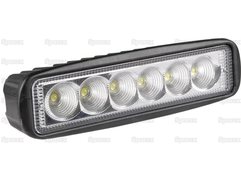 LED Flat Work Light Bar, 165mm, 2500 Lumens Raw, 10-30V
